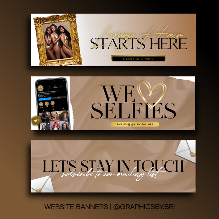 WEBSITE BANNER DESIGN – Graphics By Bri