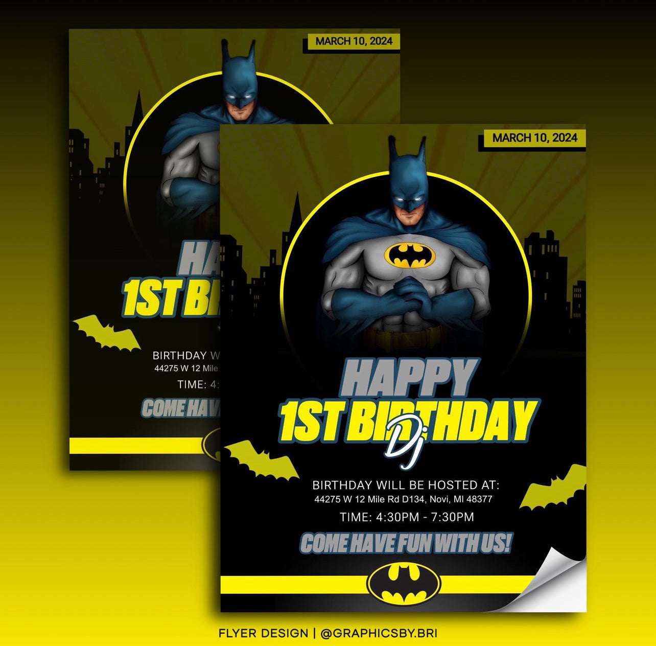 FLYER DESIGN – Graphics By Bri